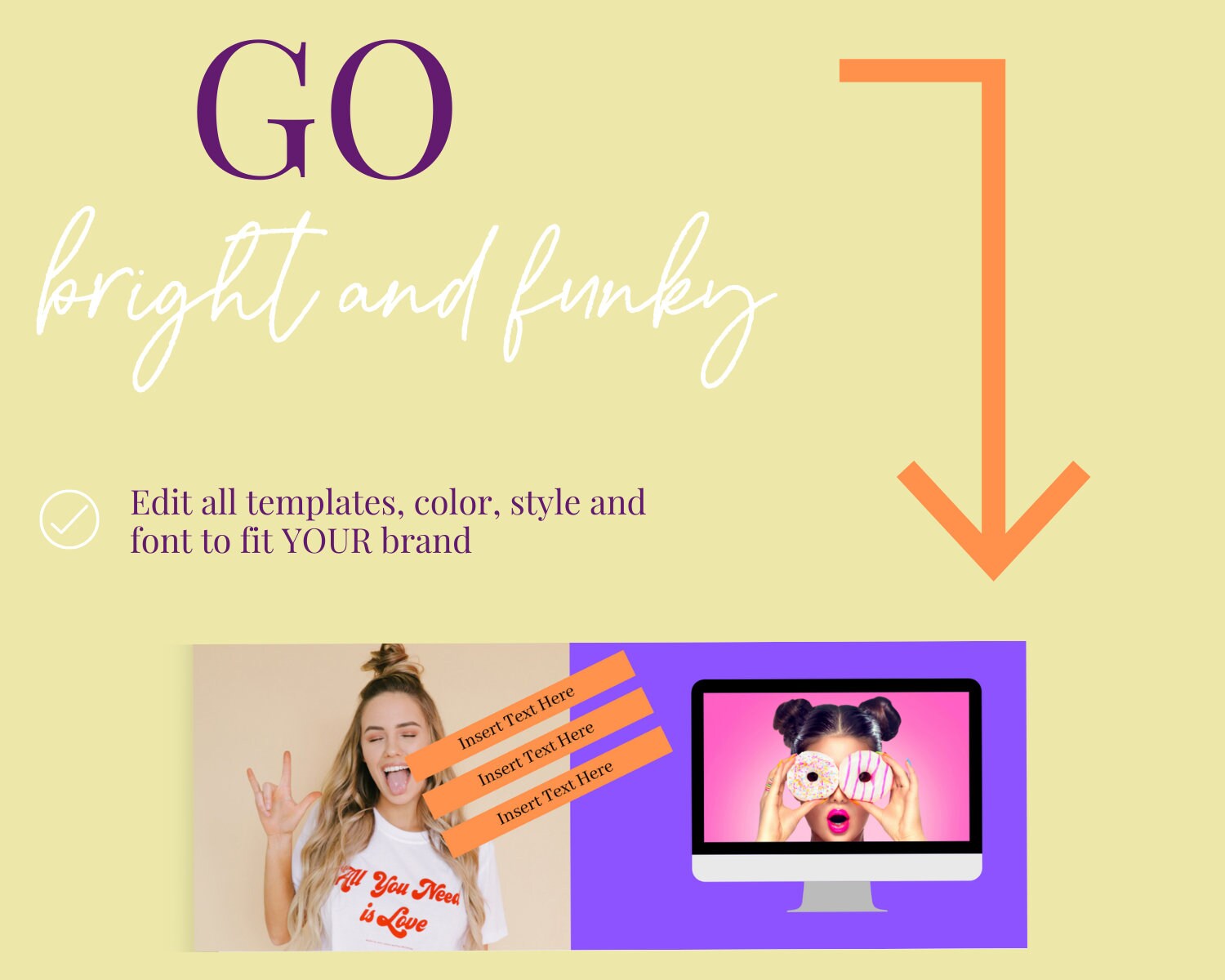 Facebook Cover Templates Editable Facebook Templates | Etsy