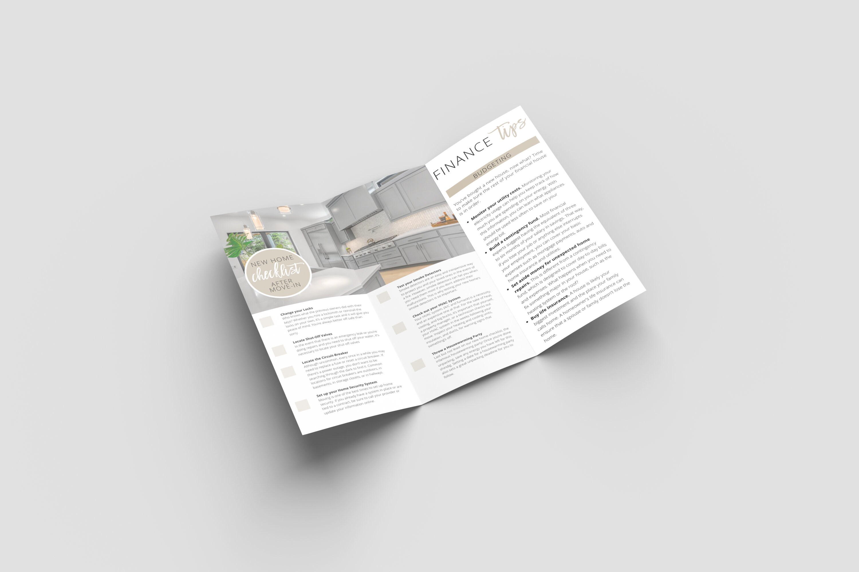 Real Estate Closing Brochure Editable Realtor Brochure - Etsy