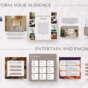 October Real Estate Agent Social Media Posts Real Estate Instagram Post ...