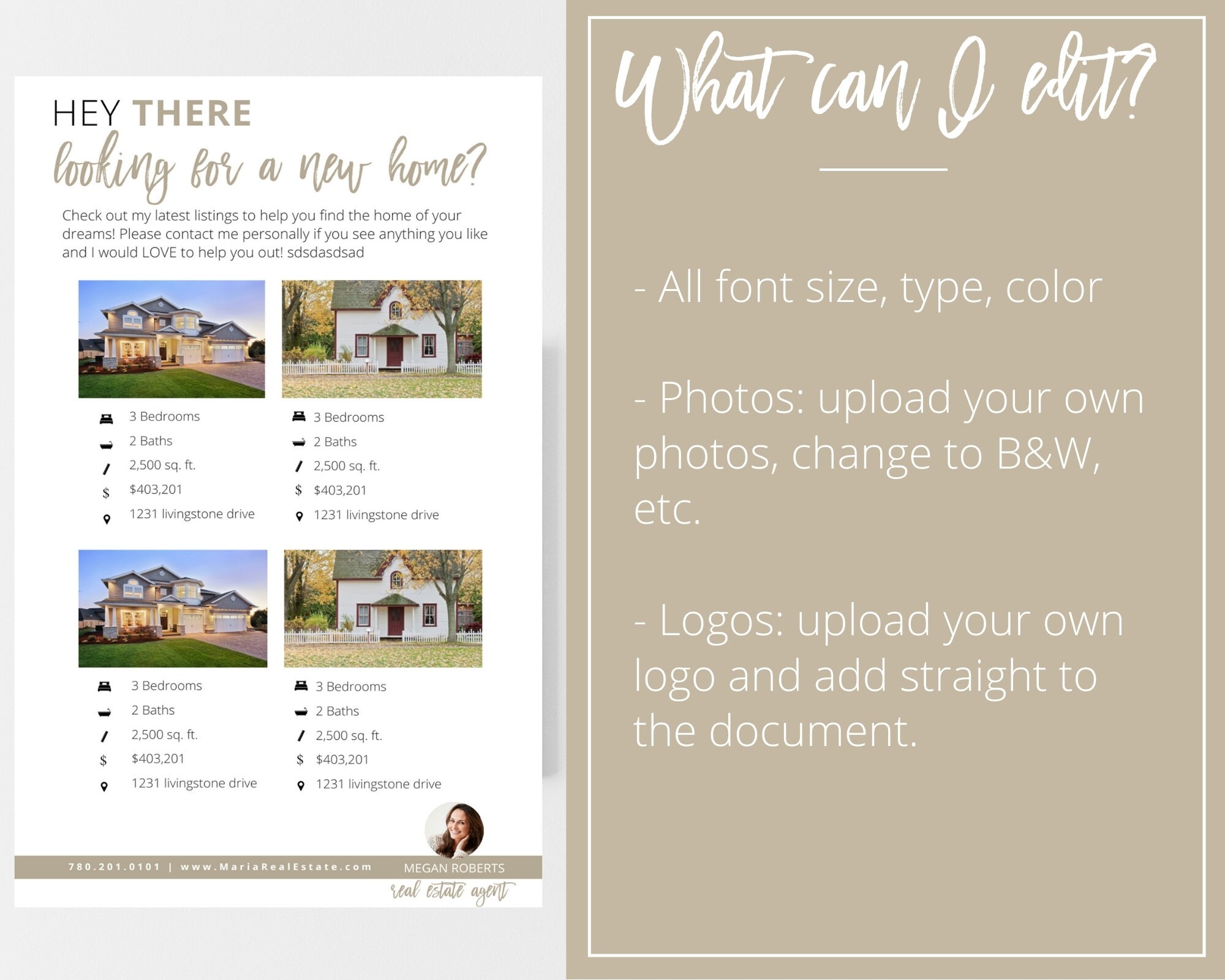Real Estate Email Templates for Mailchimp Editable | Etsy