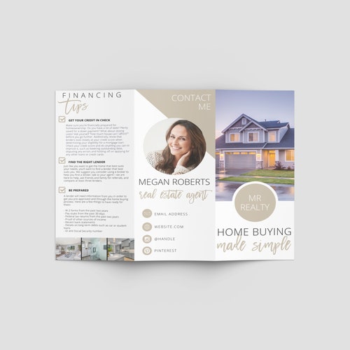 Real Estate Closing Brochure Editable Realtor Brochure - Etsy