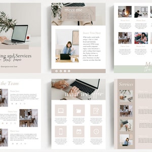 Service and Pricing Packet Template | Client Welcome Guide | Portfolio ...