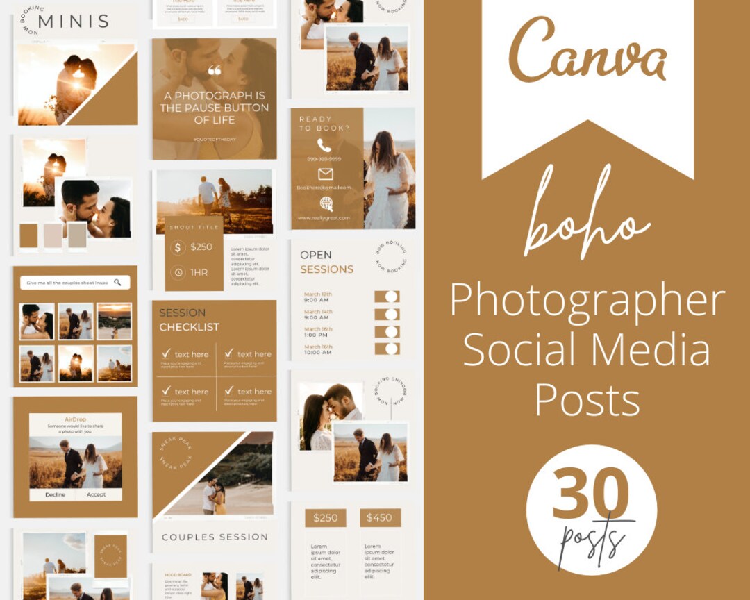 Social Media Posts for Photographers |photographer Marketing ...