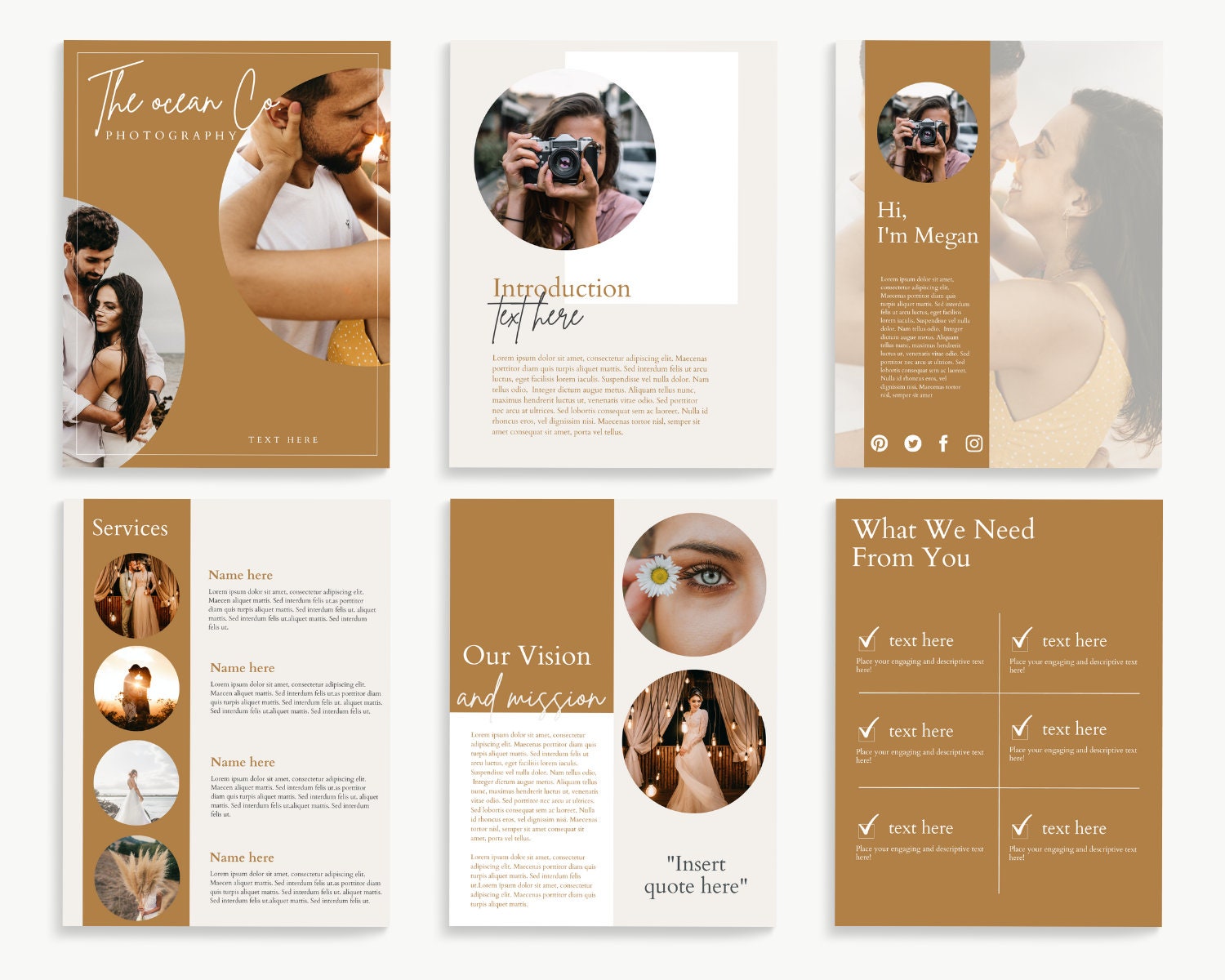 Photography Pricing and Services Packet Photographer Welcome - Etsy ...