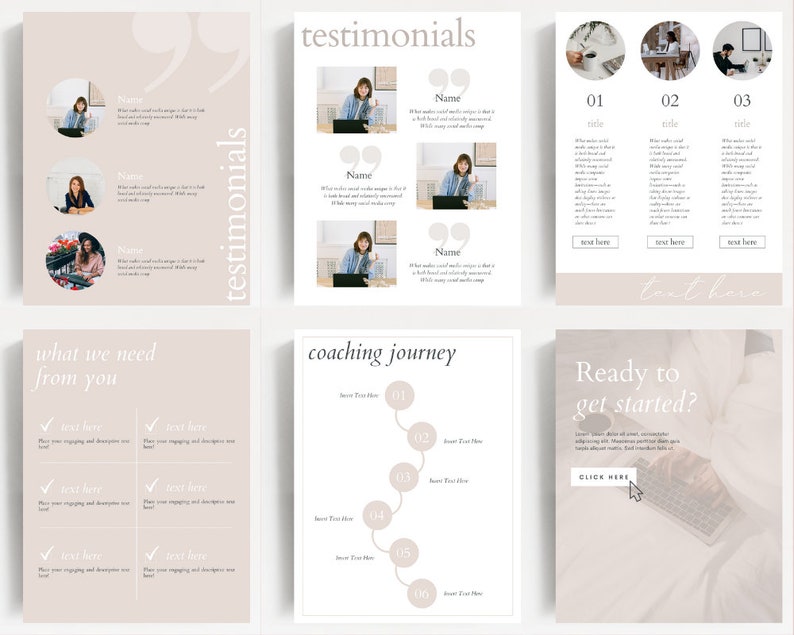 Coaching Packet Template Client Welcome Guide New Client | Etsy