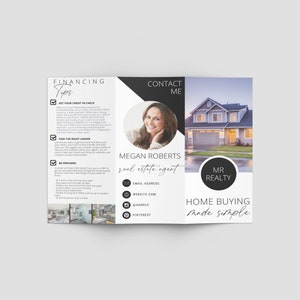 Real Estate Buyers Brochure | Editable Realtor Brochure | Real Estate ...