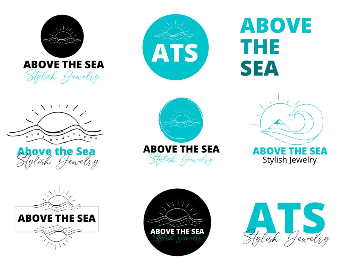 Editable Beach Theme Logos Custom Logo Design Beach Logo - Etsy
