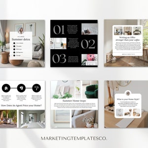 Minimalist June Real Estate Agent Social Media Posts With Captions ...