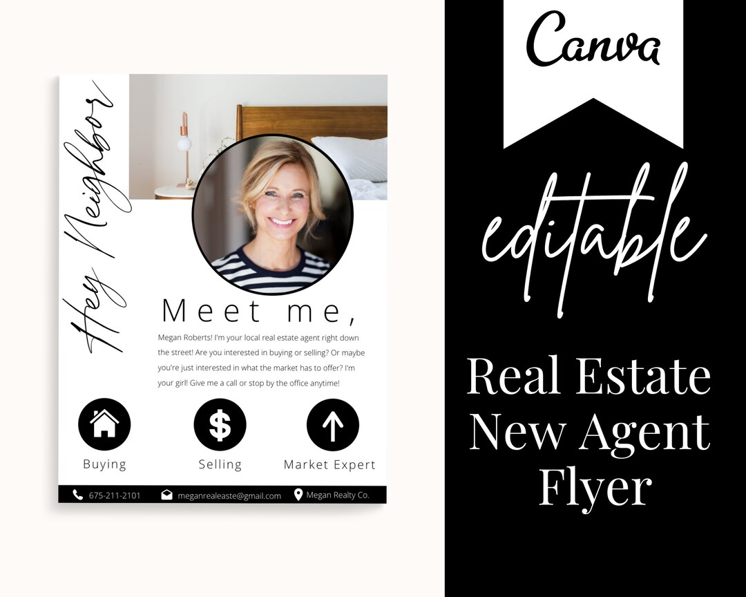 New Real Estate Flyer | Editable Real Estate Flyer | Real Estate ...