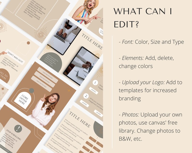 Virtual Assistant Instagram Post Templates Bundle Social | Etsy