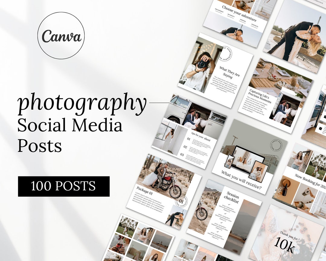 Social Media Posts for Photographers |photographer Marketing ...