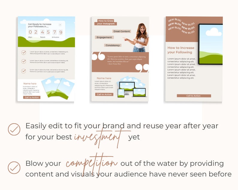 Email Marketing Template Bundle Small Business Marketing - Etsy