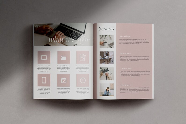 Services and Pricing Packet Template Client Welcome Guide - Etsy