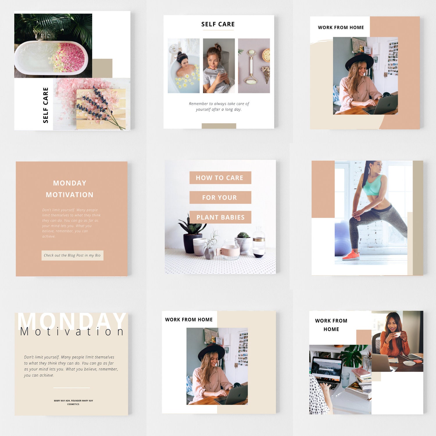 Facebook Post Templates Social Media Content Social Media | Etsy