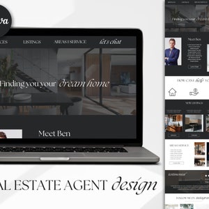Modern Website for Real Estate Agents | Realtor Website Theme ...