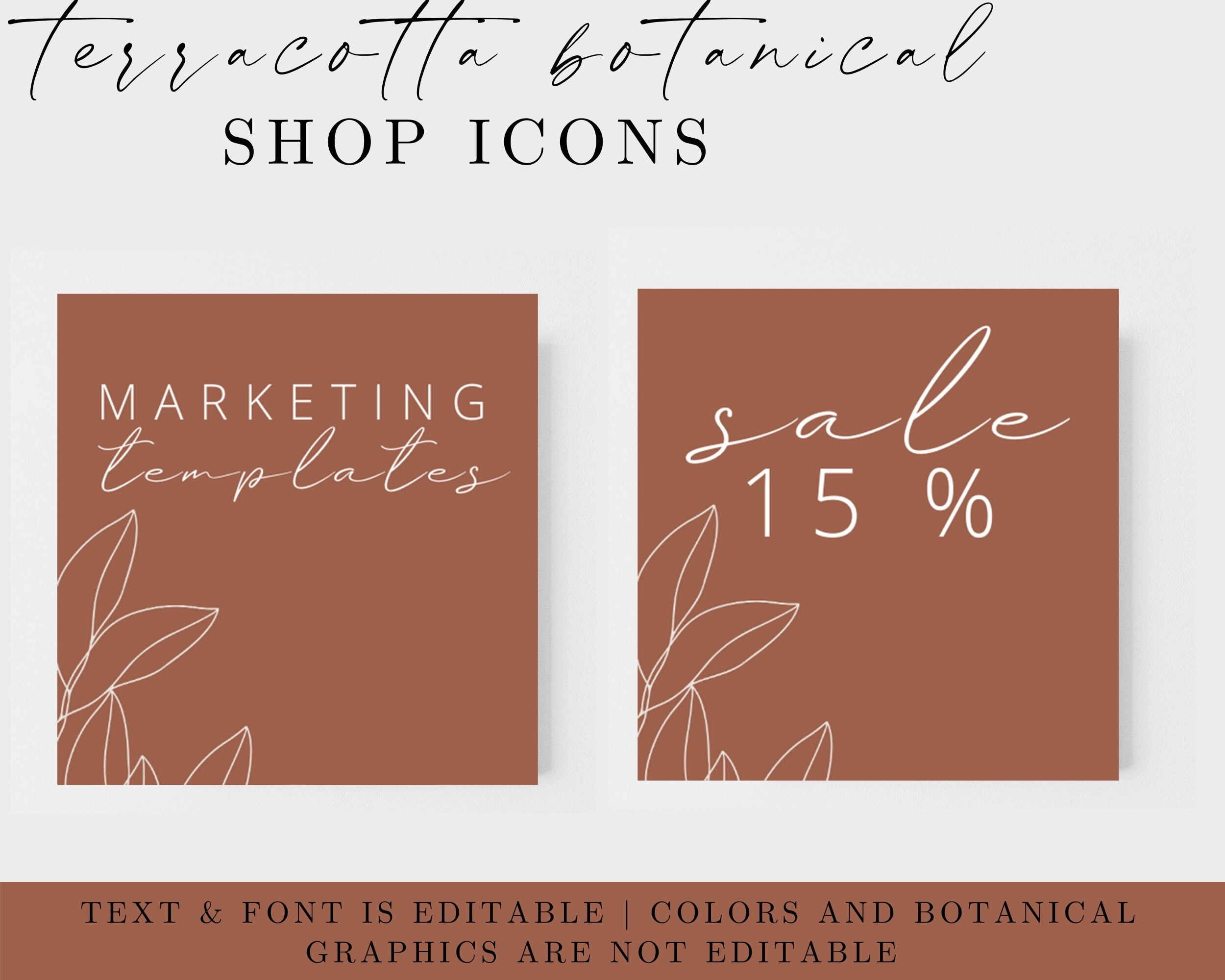 Modern Etsy Shop Banner and Profile Icon Etsy Branding Kit - Etsy UK