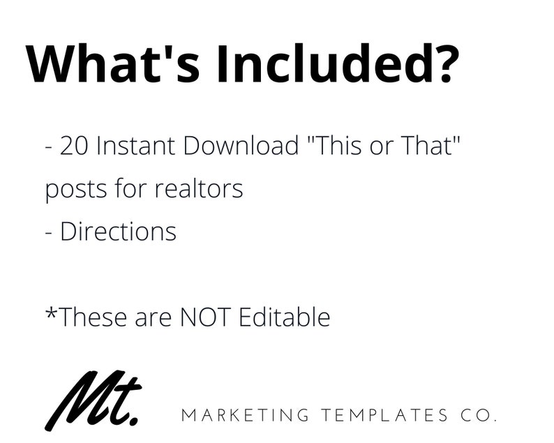 Real Estate This or That Social Media Posts Realtor Social - Etsy