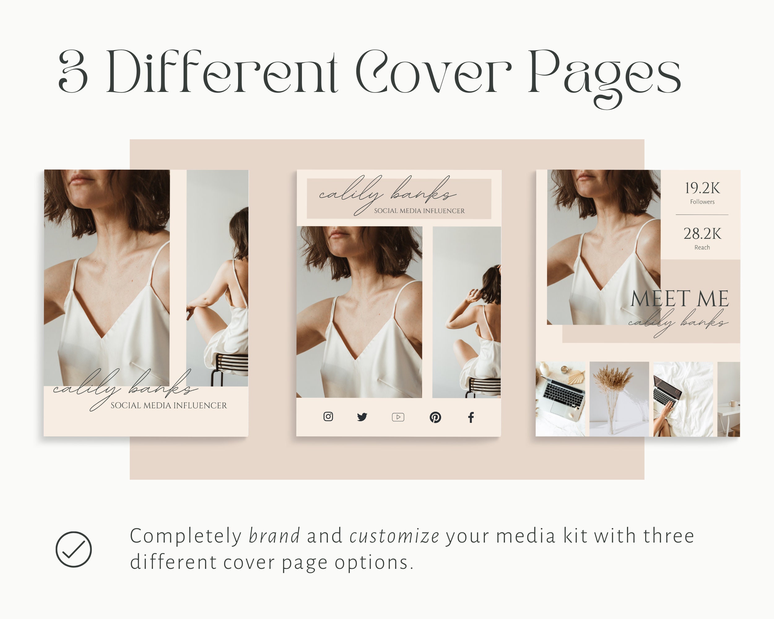 Influencer Media Kit Media Press Kit Rate Sheet for - Etsy