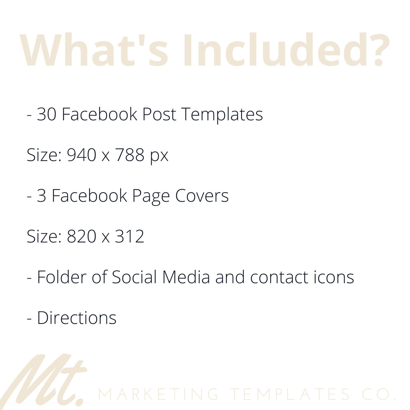 Editable Facebook Post Templates Social Media Content Social Media ...