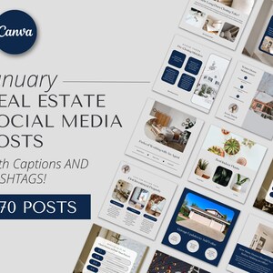 January Real Estate Agent Social Media Posts With Captions | Real ...