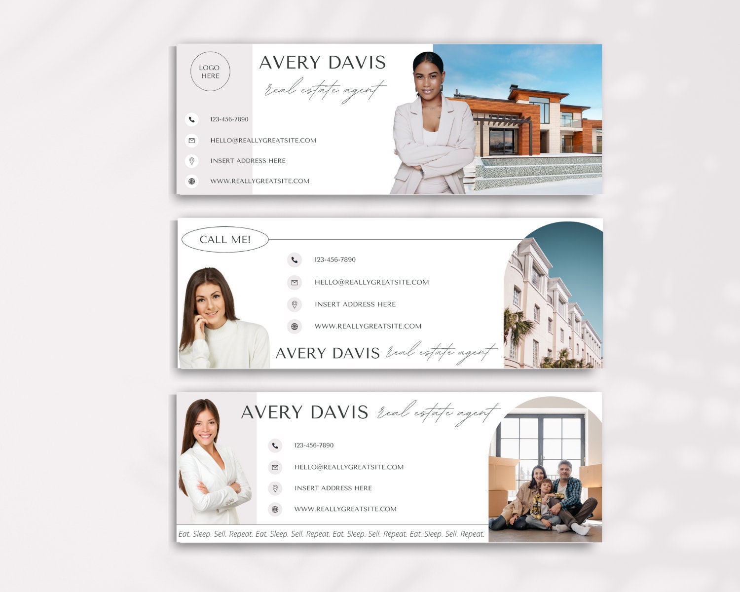 Real Estate Agent Email Signature Template Real Estate - Etsy