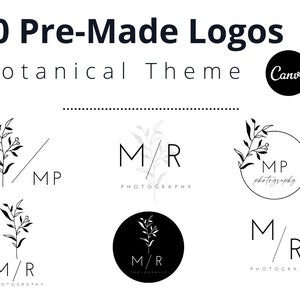 Editable Botanical Logos | Simple Logo Designs | Modern Logo Templates ...