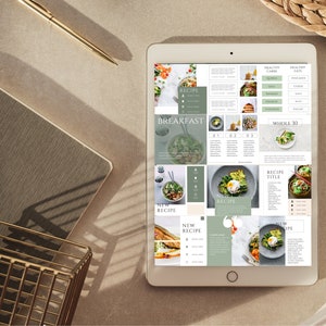 Food Blog Social Media Posts | Recipe Ebook Branding | Dietician ...