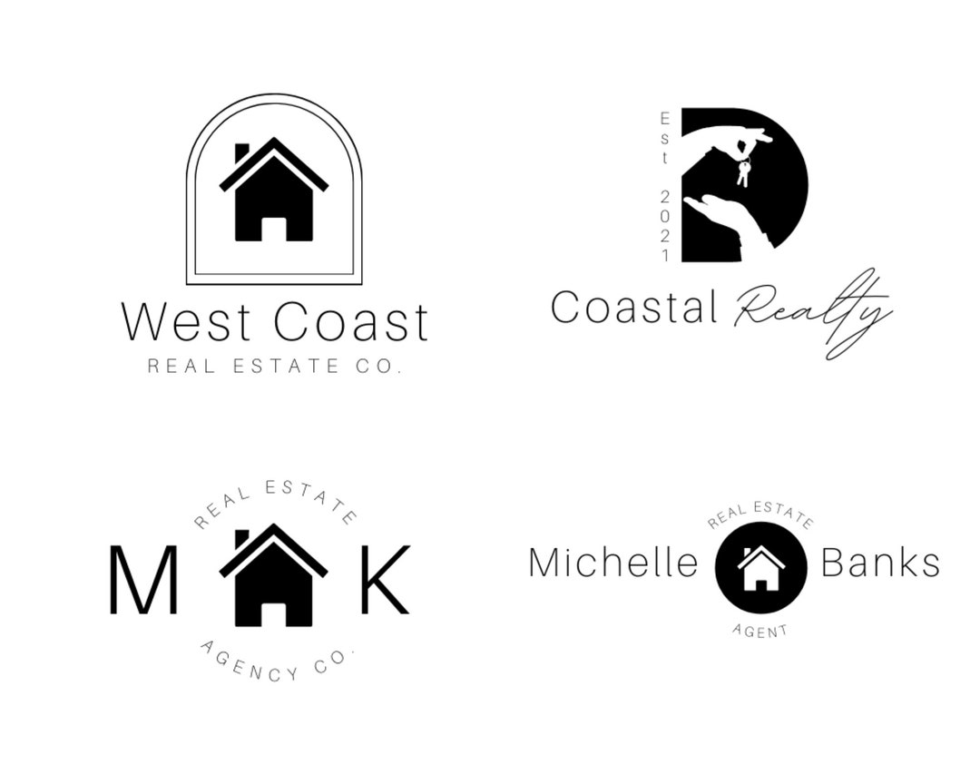 Real Estate Agent Logos | Real Estate Marketing Templates | Pre-made ...
