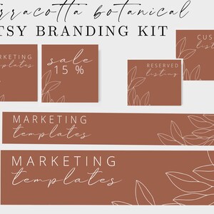 Modern Etsy Shop Banner and Profile Icon Etsy Branding Kit Etsy Shop ...