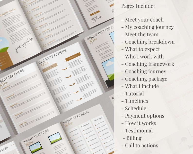 Coaching Package Client Welcome Guide New Client Packet - Etsy