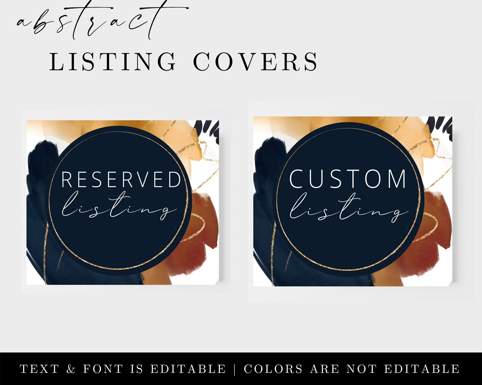 Modern Etsy Shop Graphics Etsy Shop Banner Etsy Branding - Etsy
