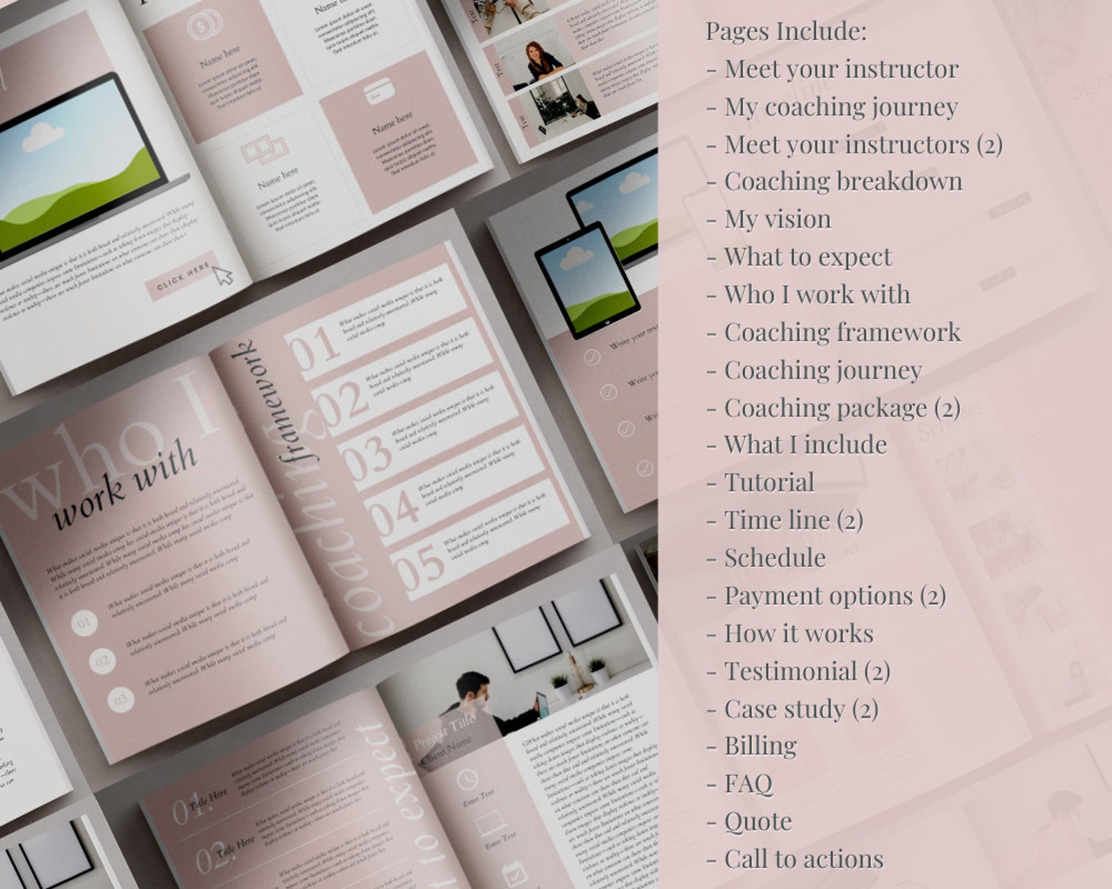 Coaching Packet Template Client Welcome Guide New Client | Etsy