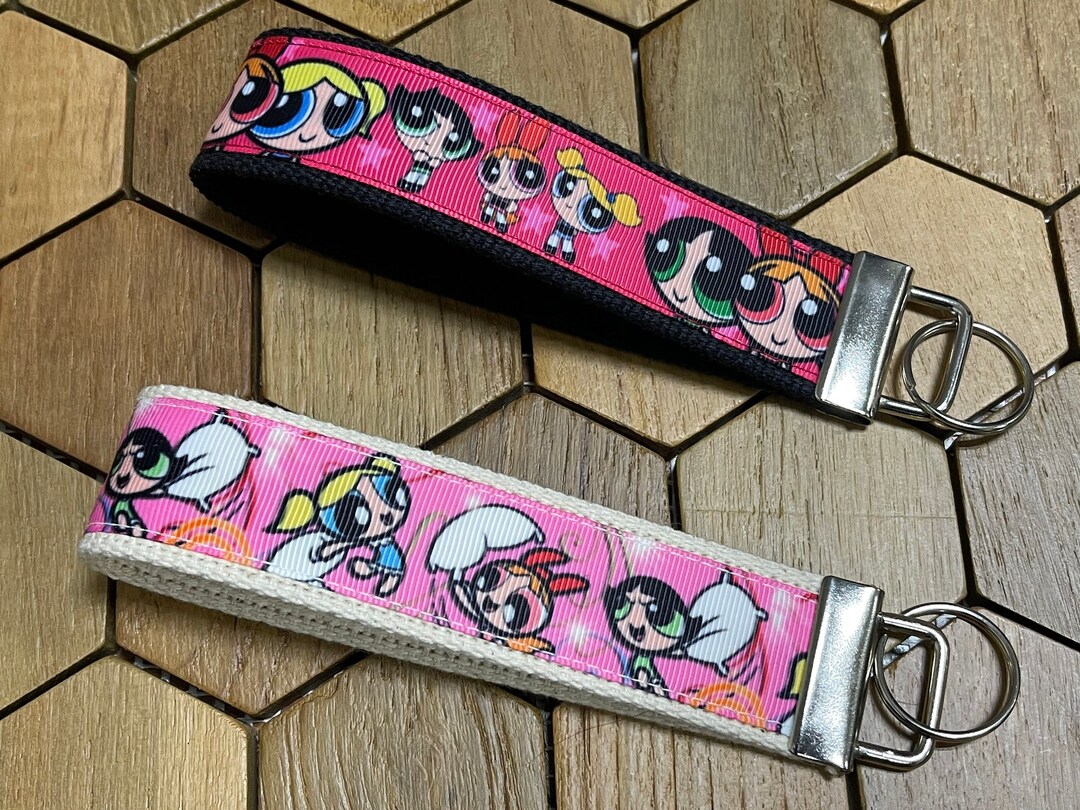 Powerpuff Girls Group Wristlet Key Fobs - Etsy