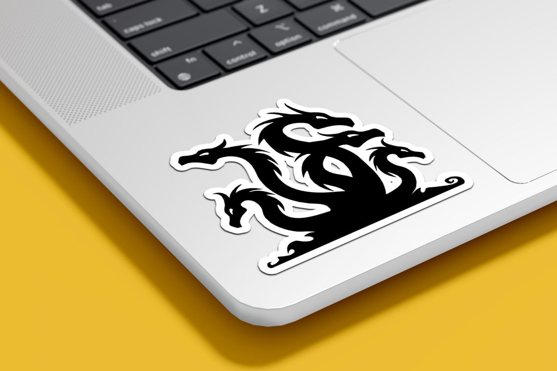 Hydra Svg Dxf Png Eps Pdf – Dragon Silhouette Cut File Cricut, Sea ...