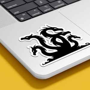 Hydra Svg Dxf Png Eps Pdf – Dragon Silhouette Cut File Cricut, Sea ...