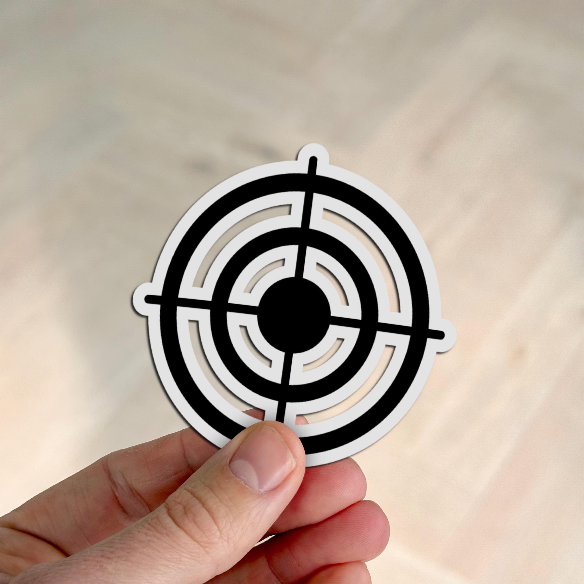 Bullseye Target Silhouette SVG PNG DXF Pdf Eps – Shooting Practice Icon ...