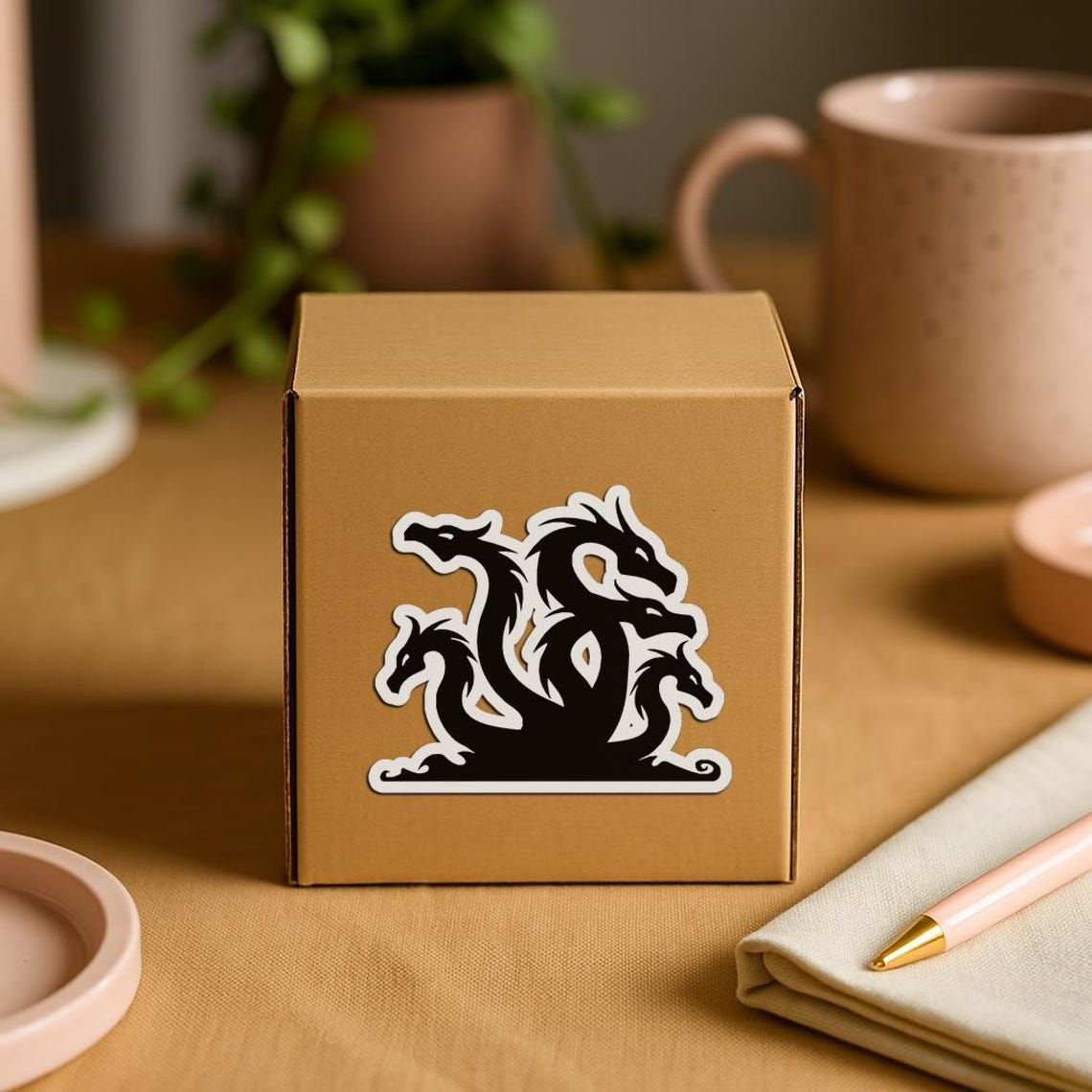 Hydra Svg Dxf Png Eps Pdf – Dragon Silhouette Cut File Cricut, Sea ...