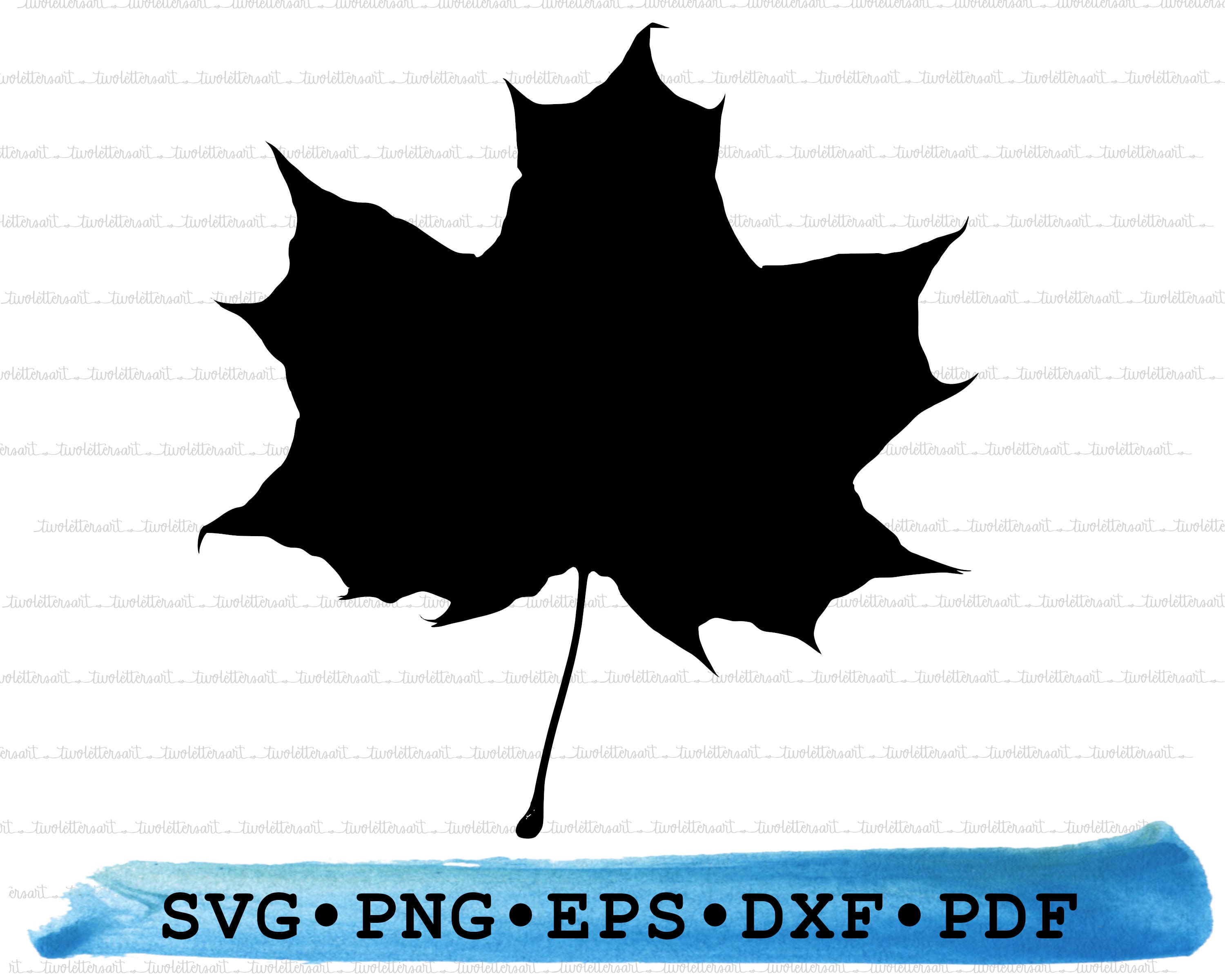 Maple Leaf Svg, Maple Leaf Silhouette, Fall Canada Canadian Cricut ...