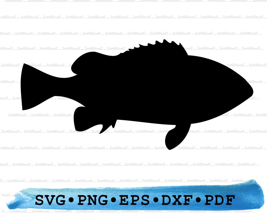 Eastern Wirrah Silhouette, Yellowbanded Perch Silhouette Svg, Perch Png ...