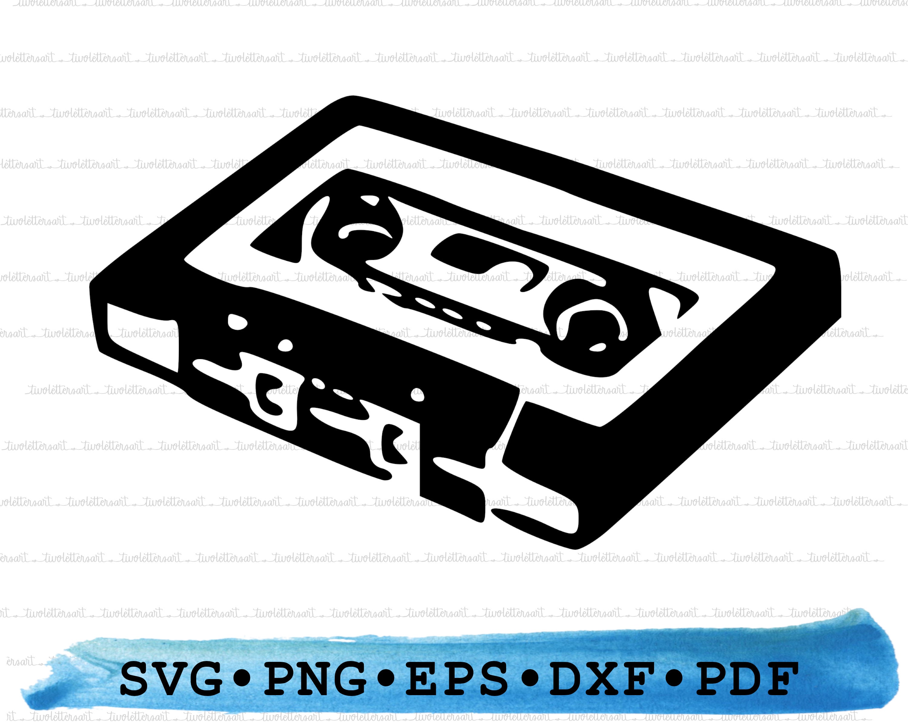 Cassette Tape Silhouette Cassette Tape Svg Cassette Tape - Etsy UK