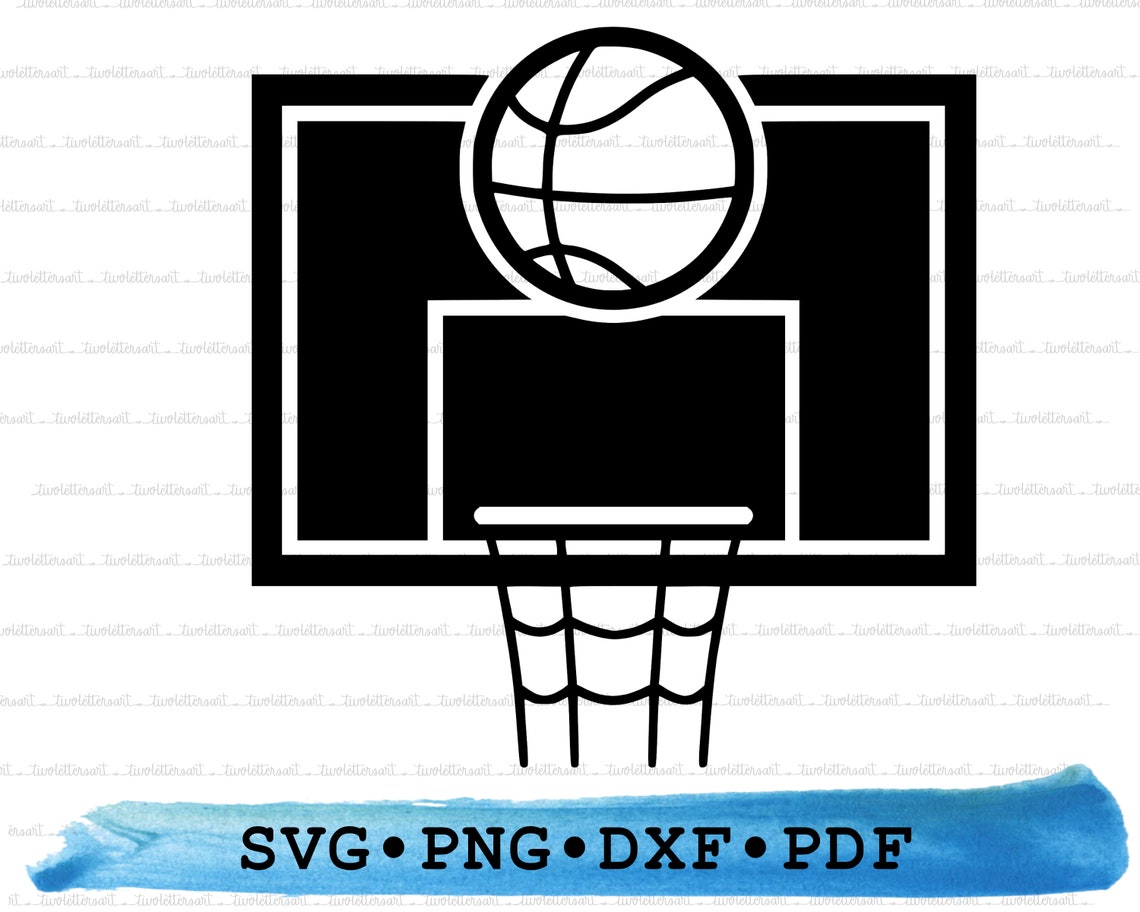Basketball Svg, Basketball Ring Silhouette, Hoop Slam Dunkcricut ...