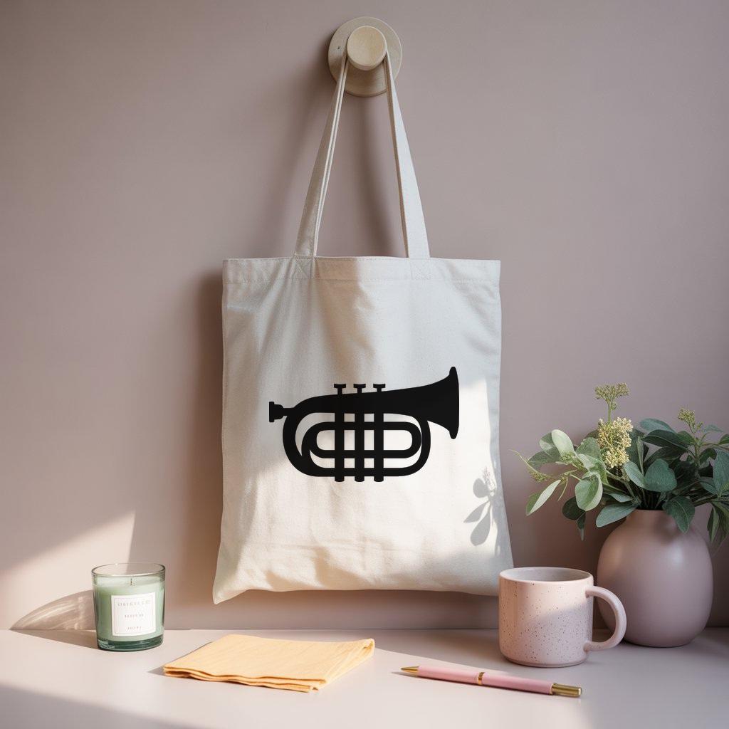 Trumpet Svg Dxf Png Eps Pdf – Brass Instrument Silhouette Cut File ...