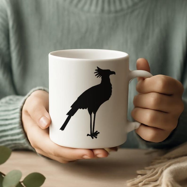 Secretary Bird Svg, Secretary Bird Silhouette, Safari Wildlife Cricut ...