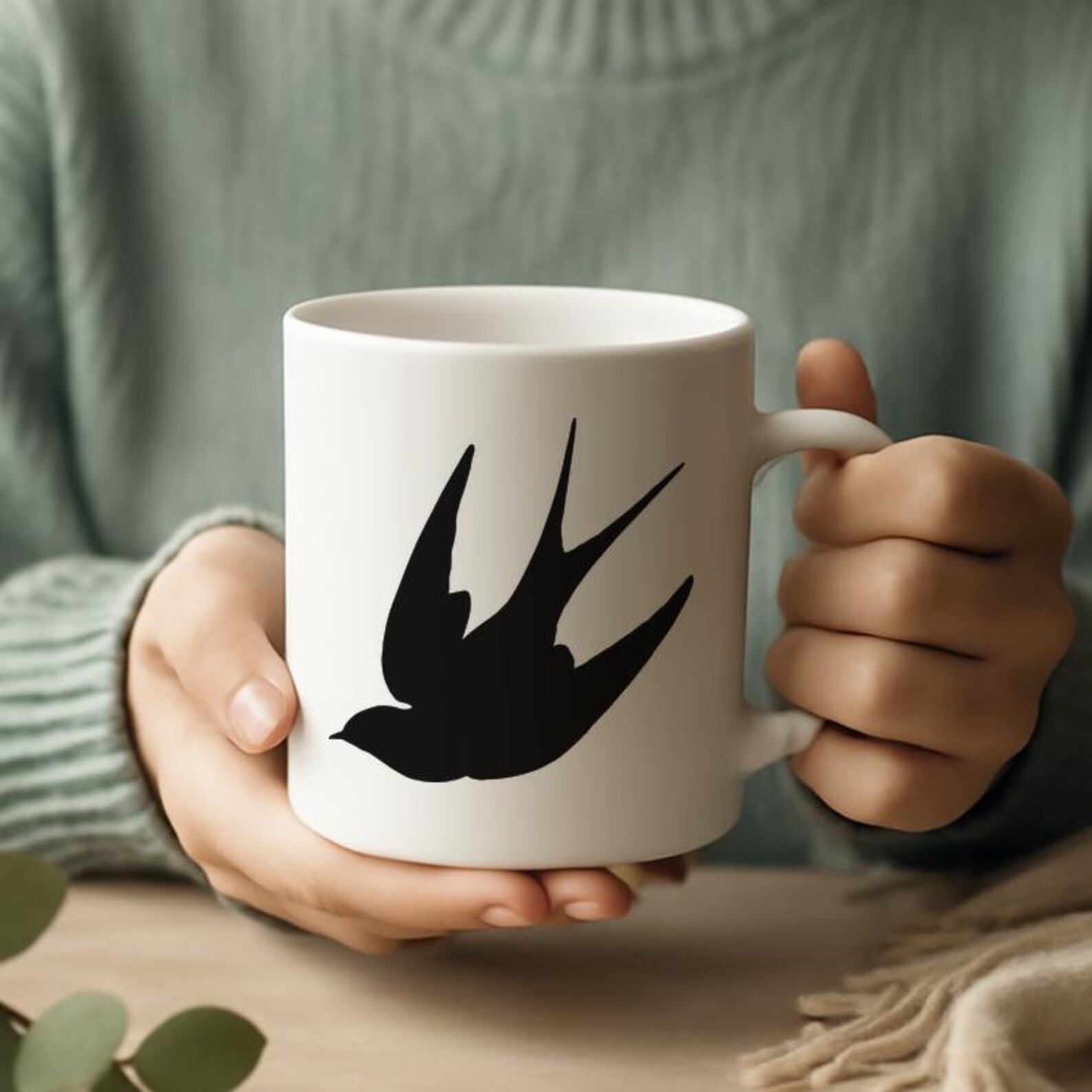 Swallow Svg Dxf Png Eps Pdf – Flying Bird Silhouette Cut File Cricut ...
