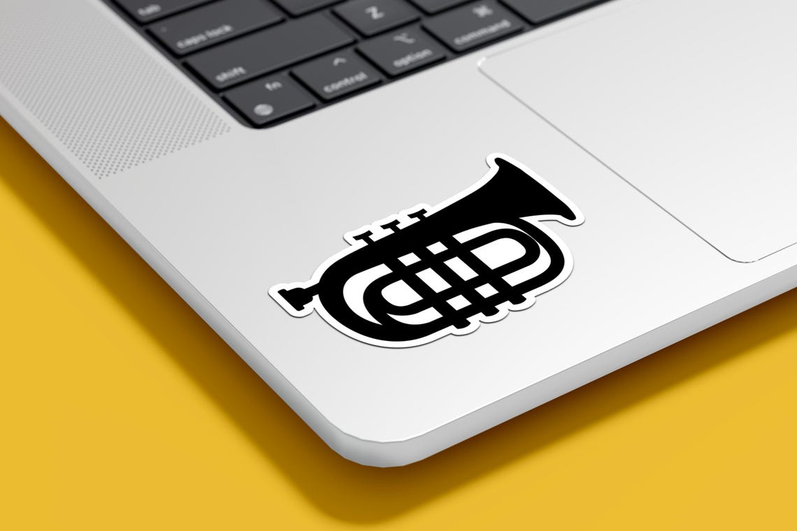 Trumpet Svg Dxf Png Eps Pdf – Brass Instrument Silhouette Cut File ...