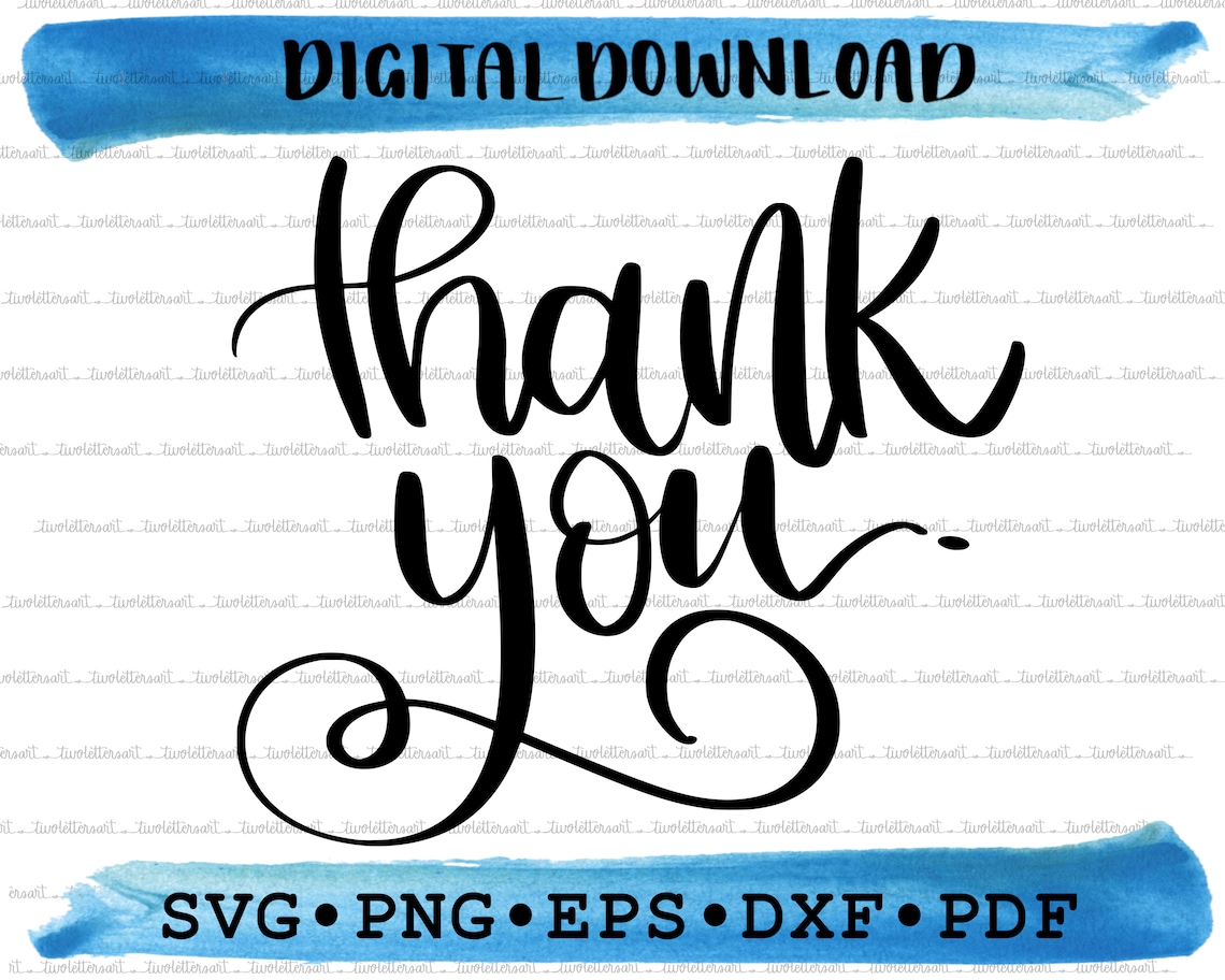 Thankyou SVG Thankful SVG Thankyou Card Grateful Svg SVG | Etsy