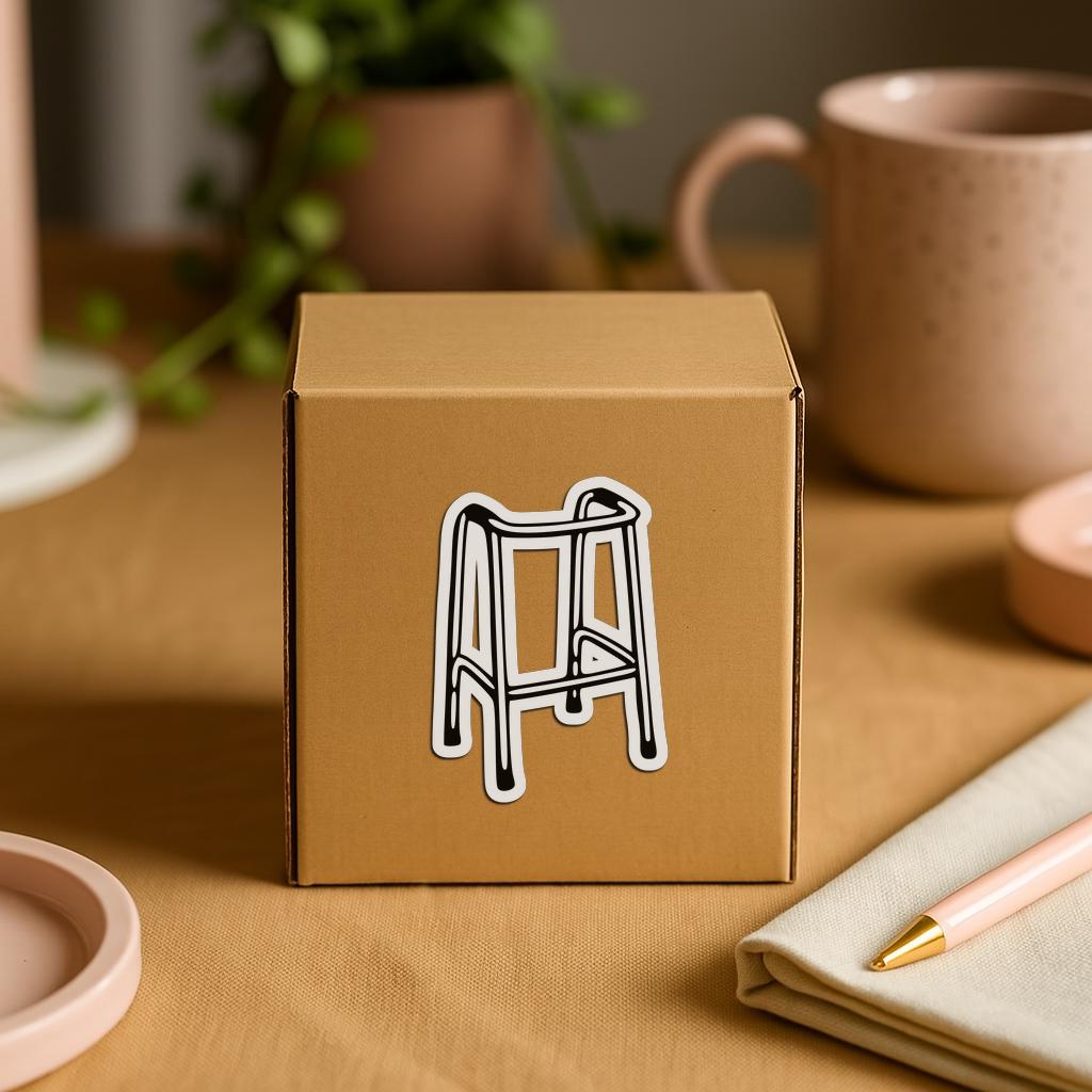 Walker Svg, Elderly Silhouette, Walking Frame Cricut Transparent ...