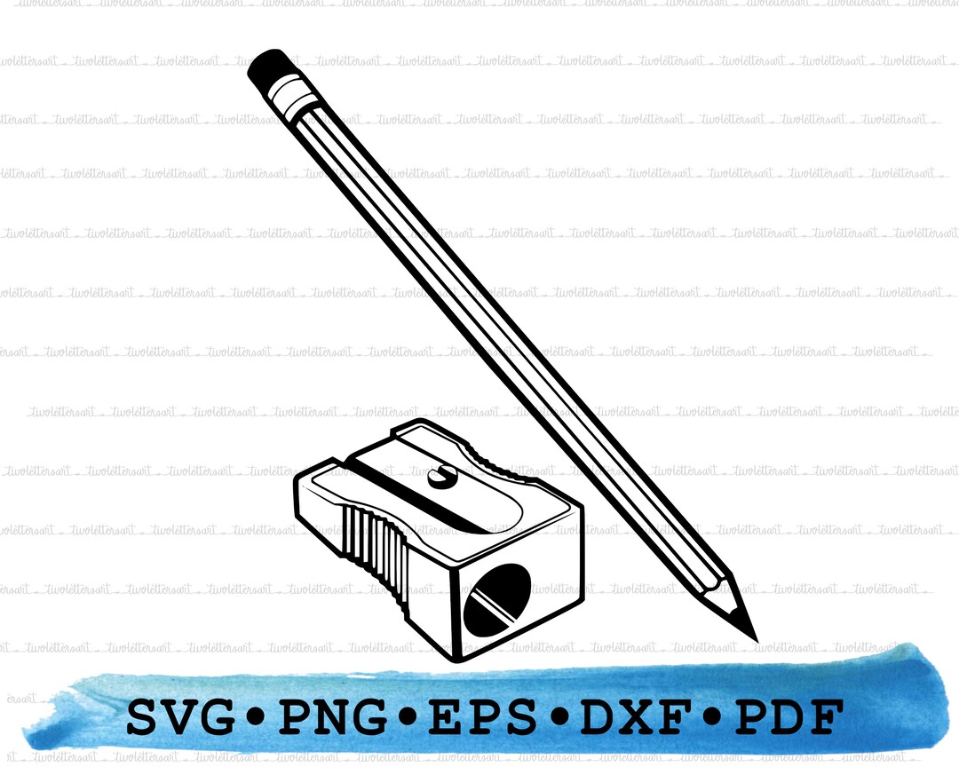 Pencil Sharpener Svg, Pencil Sharpener Silhouette, School Cricut ...