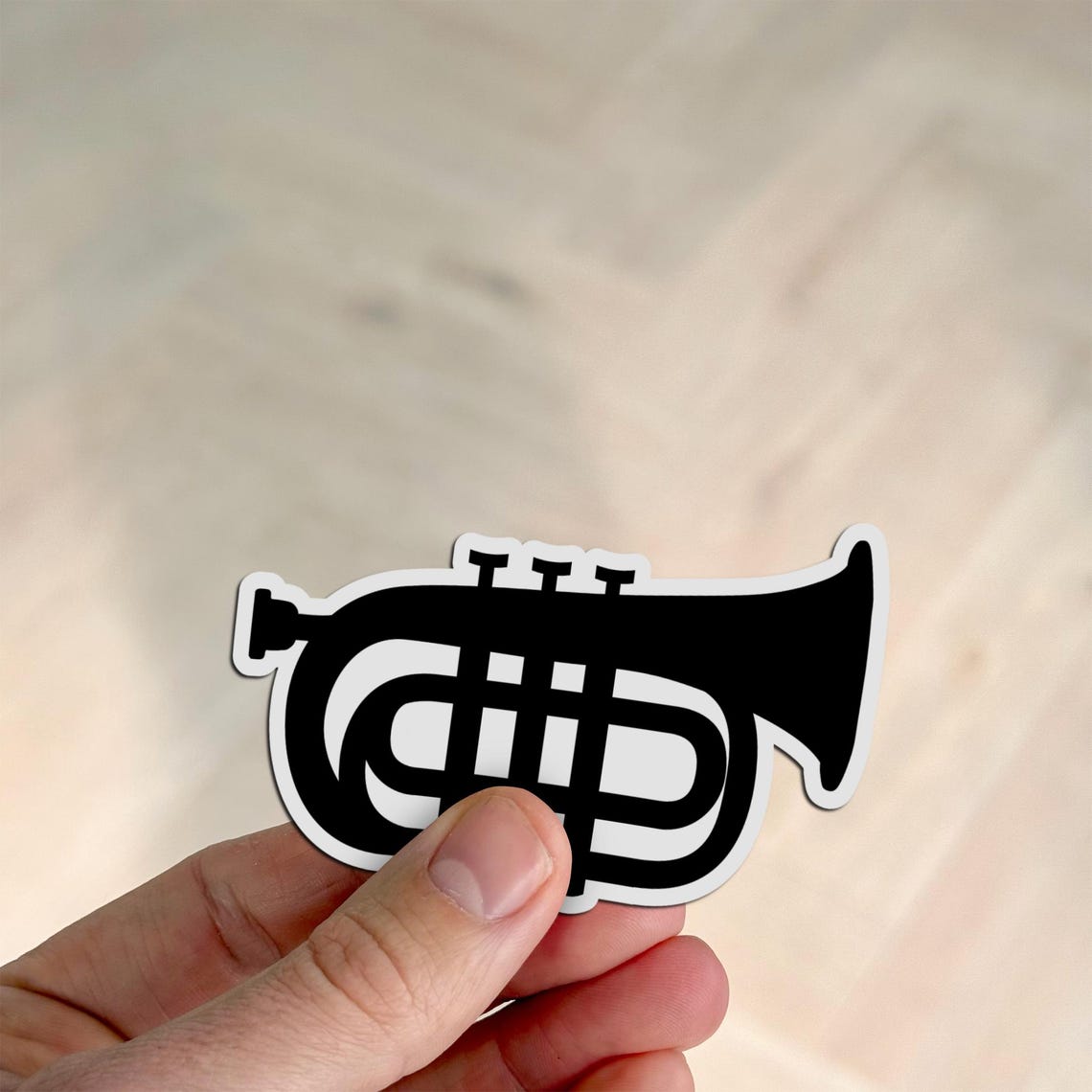 Trumpet Svg Dxf Png Eps Pdf – Brass Instrument Silhouette Cut File ...