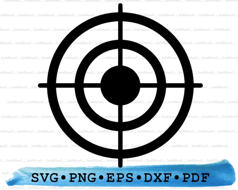 Bullseye Target Silhouette Bullseye Target Svg Bullseye - Etsy Ireland